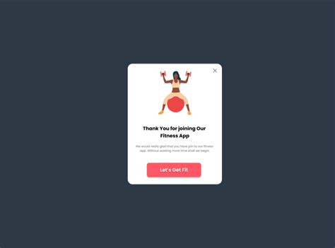 Daily UI Challenge 016 Pop Up Overlay By Nathasha On Dribbble