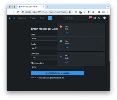 If You Like Atlassian Errors Youll Love Error Message Generator For Confluence Or Jira