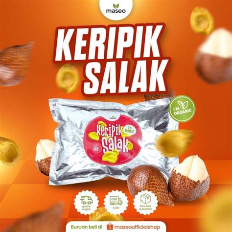 Jual ORIGINAL Maseo Keripik Buah Pisang Nangka Apel Nanas Mangga Salak