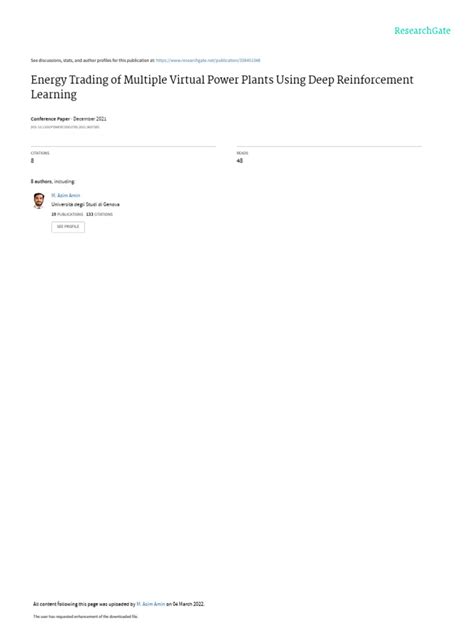 energy trading of multiple virtual power plants using deep