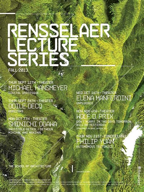 Fall 2013 Lecture Series Rensselaer Architecture