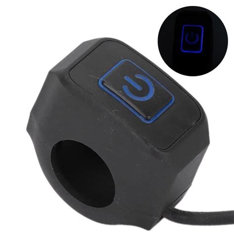 LEX interrupteur de guidon Bouton de commande de commutateur de guidon de moto de 22 mm étanche