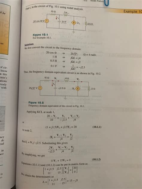 Solved When You Apply Kcl At Node 1 How Do You Divide