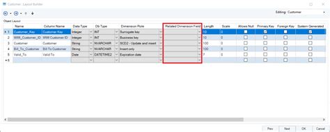 Dimension Entities — Data Warehouse Builder 1 0 Documentation