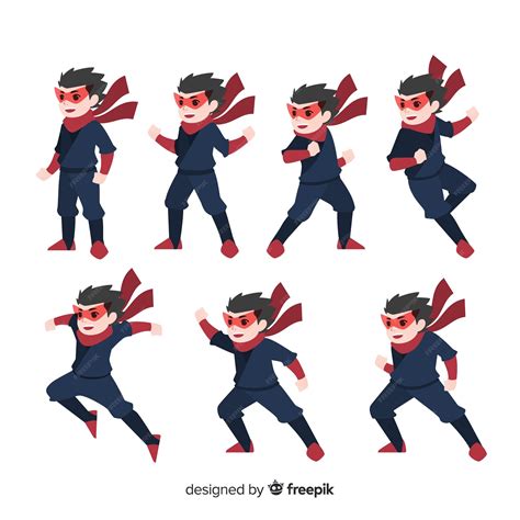 슈퍼 히어로처럼 옷을 입고 아이의 컬렉션 프리미엄 벡터