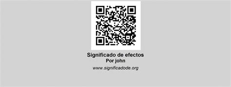 EFECTOS Significado De Efectos Por JOHN