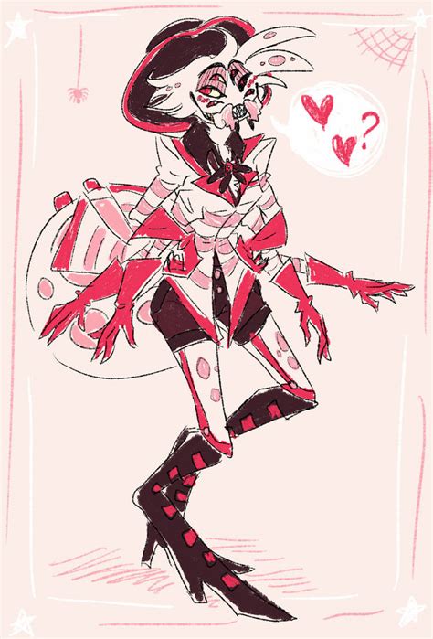 Angel Dust Redesign Fanart By Dartwind On Deviantart