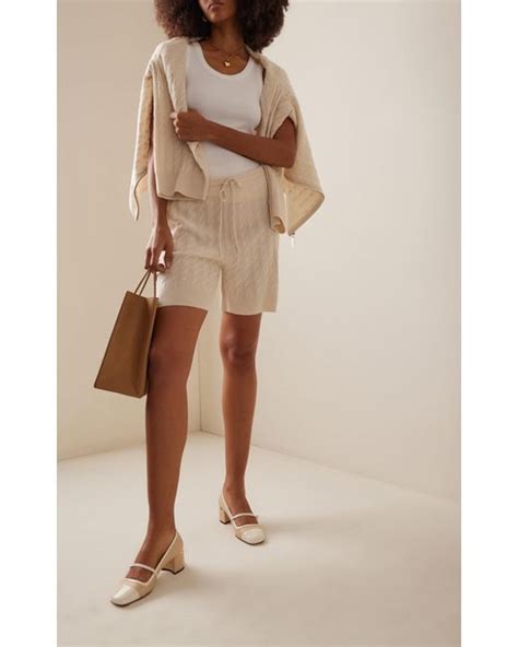 Jimmy Choo Elisa Woven Raffia Mary Jane Pumps In Natural Lyst