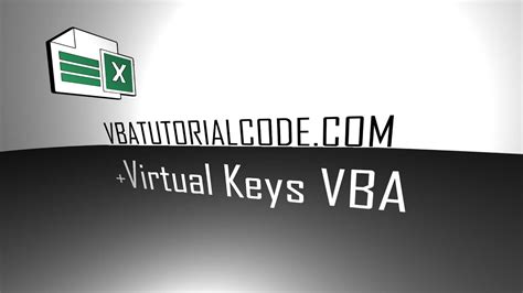 more sendkeys and virtual keys vba youtube