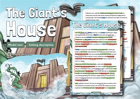 Year 4 Model Text Setting Description The Giants House Grammarsaurus