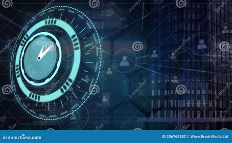 Animation Of Scope Scanning And Data Processing With Network Of