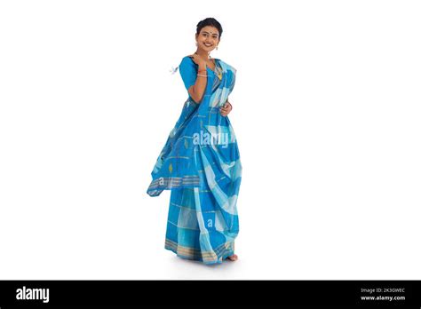 Indian Bengali Adult Woman Standing Cut Out Stock Images And Pictures Alamy