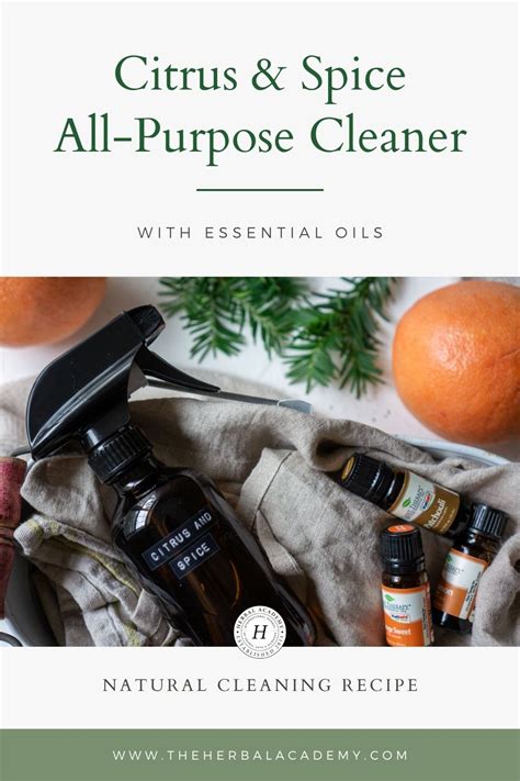 Citrus And Spice Diy All Purpose Cleaner Herbal Academy