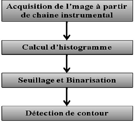 Schéma Du Diagramme De La Chaîne De Traitement Dimage Microscopique