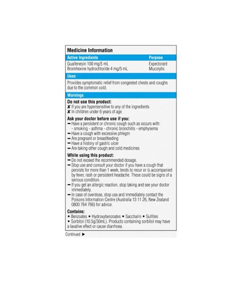 Robitussin Chesty Cough Forte Cough Liquid 200ml Zoom Pharmacy