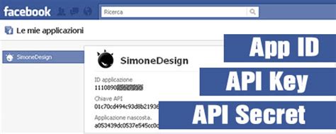 Facebook App Id Api Key E Api Secret Blog Simonedesign
