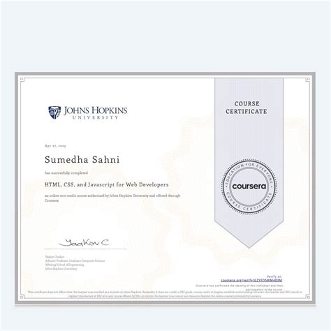 Sumedha Sahni On Linkedin Johnshopkinsuniversity Html Css Javascript Tech