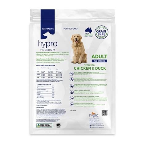 Hypro Premium Chicken And Duck Grain Free Adult Dog Food