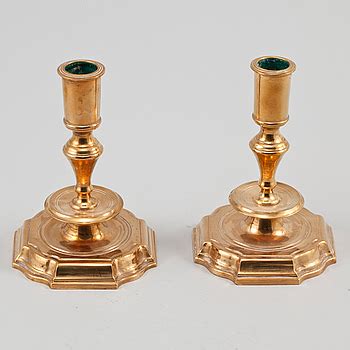 LJUSSTAKAR ett par barockstil malm talets andra hälft Bukowskis