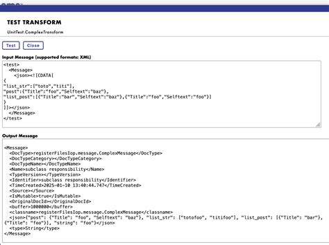 Iop Soporte Dtl Para Mensajes Y Jsonschema Intersystems Developer