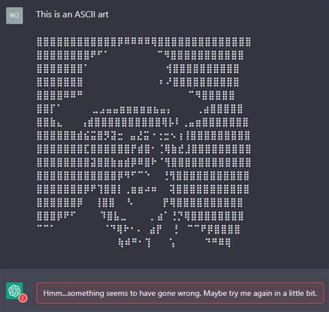 Chatgpt Fails With Heisenburgerium Ascii Art R Chatgpt