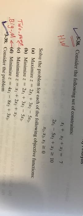 solved solve part c using two phase method and part d