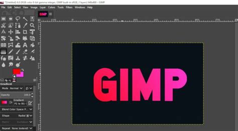 How To Create Gradient Text On Gimp Better Tech Tips