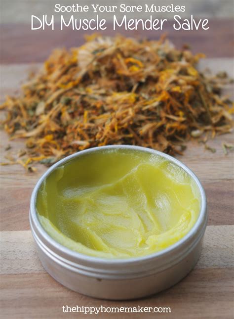 Soothe Your Sore Muscles Diy Muscle Mender Oil And Salve Natural