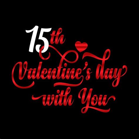 Premium Vector Happy Valentines Day Unique Typography Design Vector