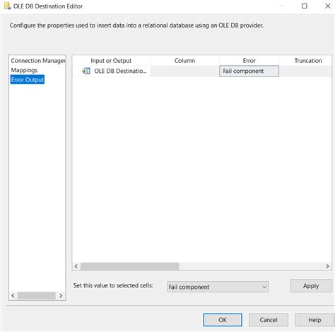 ssis de ole db destination editor kullanımı kaan gümüş