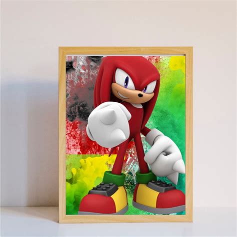 Sonic Sega Animation Disney Canvas Prints Etsy