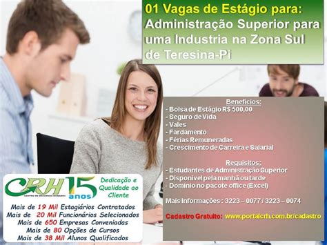 Vaga Para Estágio De Administração Em Teresina Pi Themos Vagas