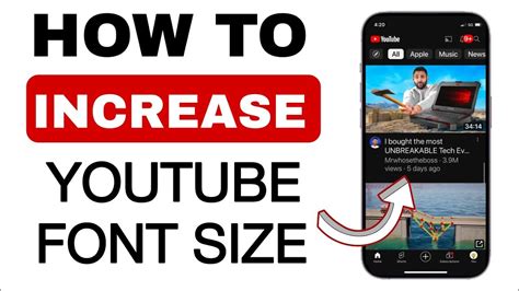 How To Increase YouTube Font Size On IPhone Step By Step Guide YouTube