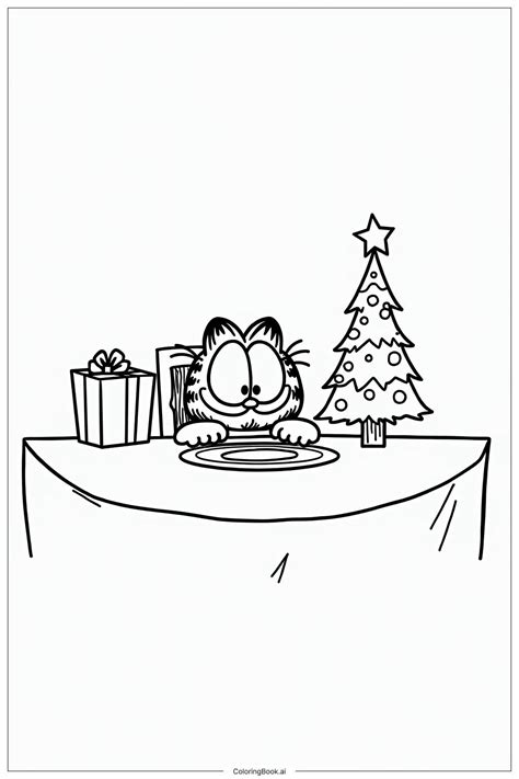 가필드 할로윈 색칠 페이지