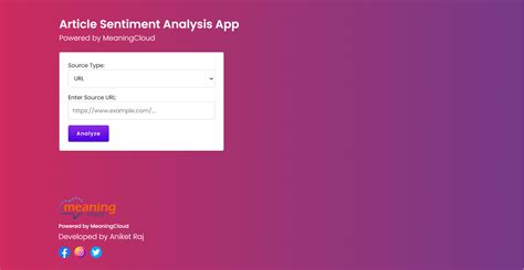 GitHub Aniketraj Udacity Frontend Nanodegree Article Nlp App NLP App To Analyze The