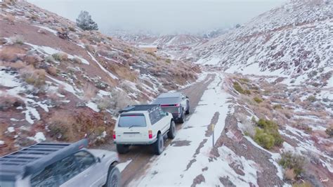 Modded Tesla Cybertruck And Toyota Land Cruisers Explore Death Valley