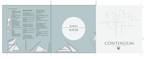 Thesis Part 1 John Mayer Continuum Album Re Design On Behance