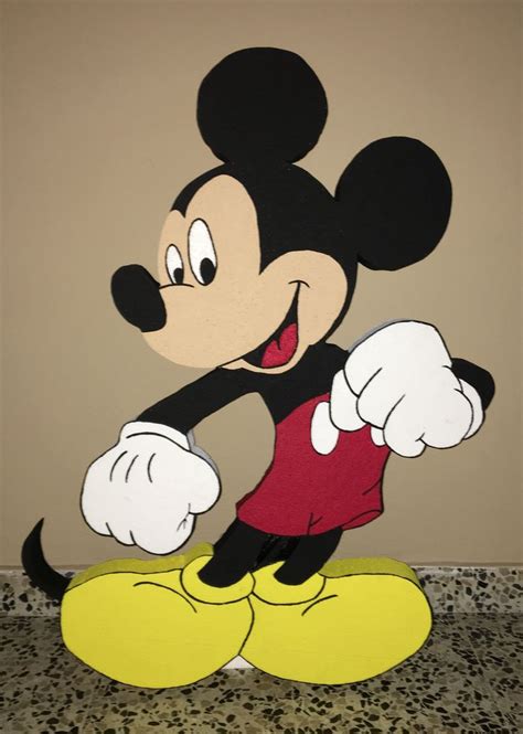 Mickey Mouse Styrofoam Mickey Mouse Mickey Styrofoam Art