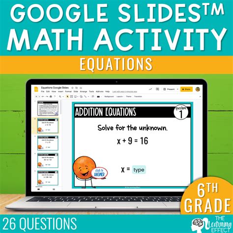 Equations Google Slides Th Grade