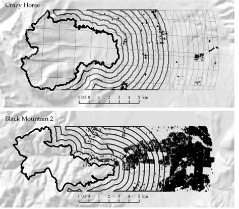 Buffer Zones Extending From Fire Perimeters With Building Centroids Download Scientific