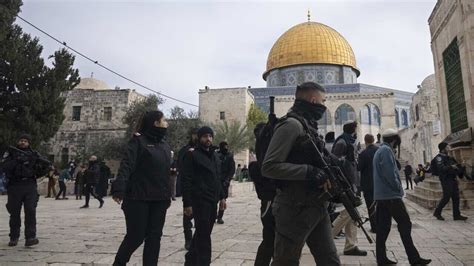 Far Right Israeli Ministers Visit To Al Aqsa Mosque Compound In