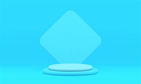 3d 실린더 받침대 기하학적 블루 플랫폼 마름모 벽 수상 경기장 제품 성능 벡터 3차원 형태에 대한 스톡 벡터 아트 및 기타