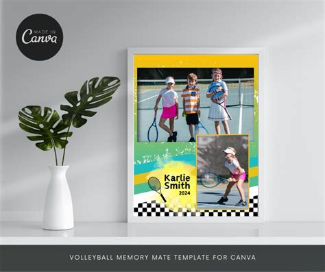 Tennis Memory Mate Templates For Canva Beautiful Template To Showcase
