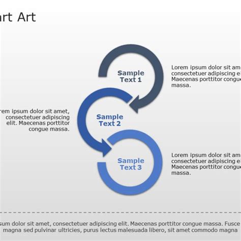 Smartart Process Circle Arrows 5 Steps Powerpoint Template