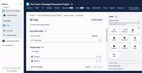 how to add fields to team managed jira projects visor