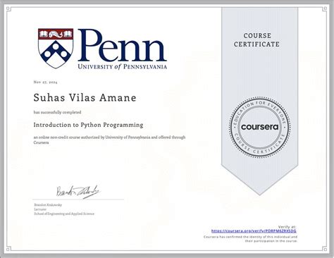 Suhas Amane On Linkedin Pythonprogramming Problemsolving Mitvpu Coursera Computation