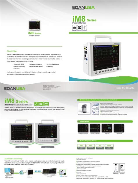 Im8 Series Patient Monitor Pdf