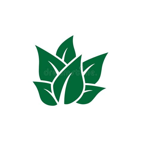 Leaf Icon Design Template Vector Isolated Stock Illustration