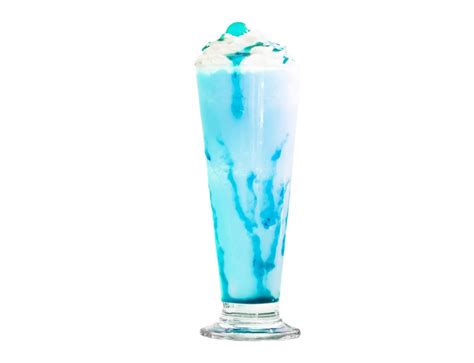 Blue Milkshake Creamy Dessert Drink Recipe Free Clipart Png All
