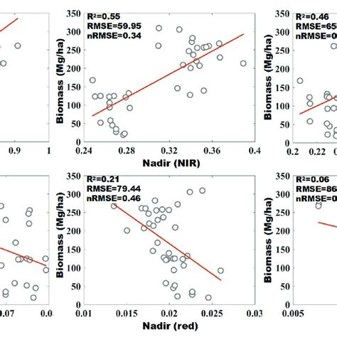 Linear Regression Results For Estimating Forest Agb Using Modis Download Scientific Diagram